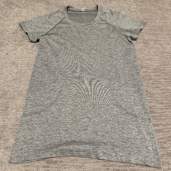 lululemon athletica | Tops | Gray Lululemon Short Sleeve Workout Top | Poshmark
